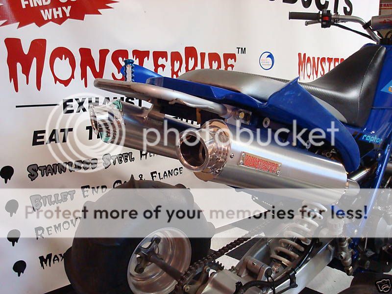 Raptor 660 Monster Dual Exhaust Pipes | Raptor Forum