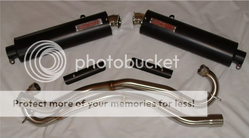 Raptor 660 Monster Dual Exhaust Pipes | Raptor Forum