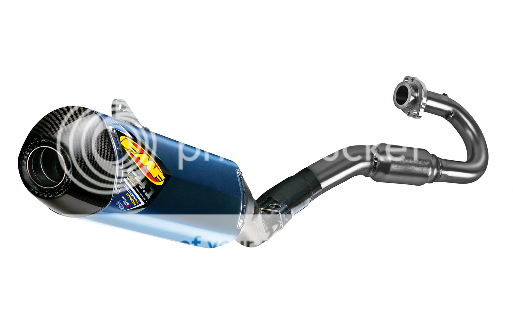 New FMF 4.1 Titanium exhaust with carbon end | YFZ Central
