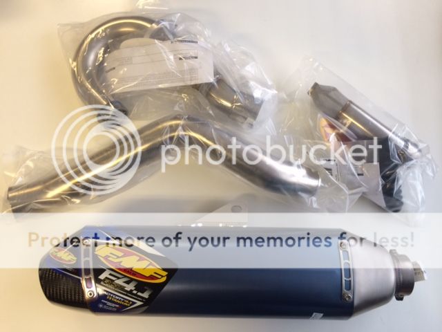 New FMF 4.1 Titanium exhaust with carbon end | YFZ Central