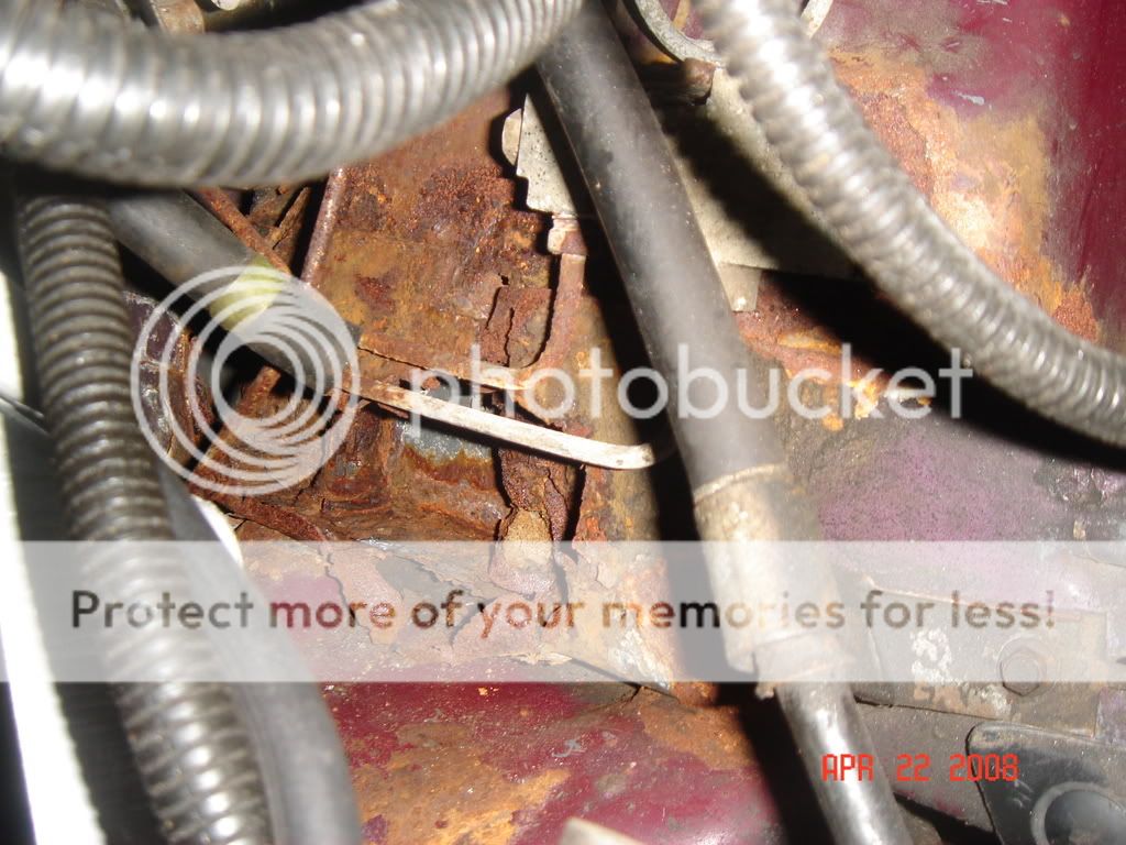 rusted strut tower and frame rail | Ford Mustang Forums