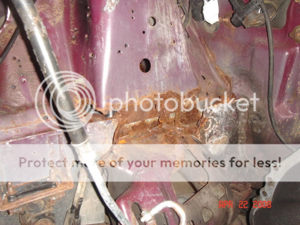 rusted strut tower and frame rail | Ford Mustang Forums